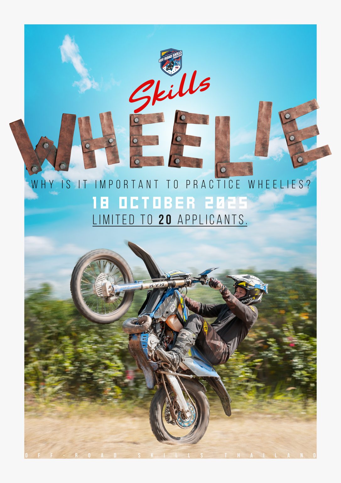 Wheelies Course – Off-Road Skills Thailand